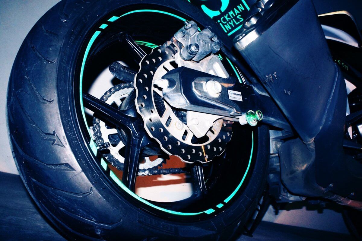 Motorcycle Outer Rim Stripes and Decals